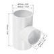 1 1/2" x 1 1/4" 3 Way Tee Pipe Fittings UPVC, Joint Coupling Pipe Adapter, White - Bed Bath ...